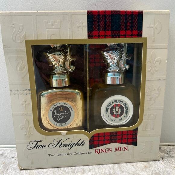 Two Knights | Other | Vintage Two Knights Kings Mens Cologne Imperial ...